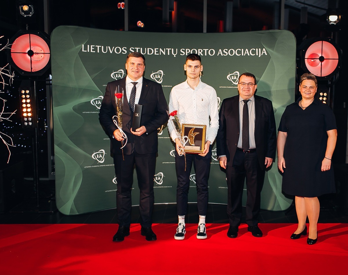 LSMU Student Titas Puronas Among Athletes Honored by LSSA